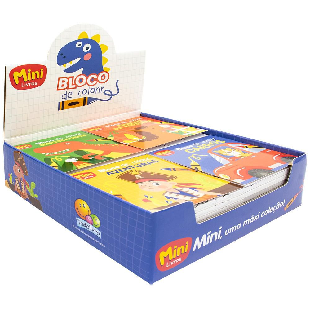 Minibloco De Colorir(a): Carros - Livraria Internacional SBS