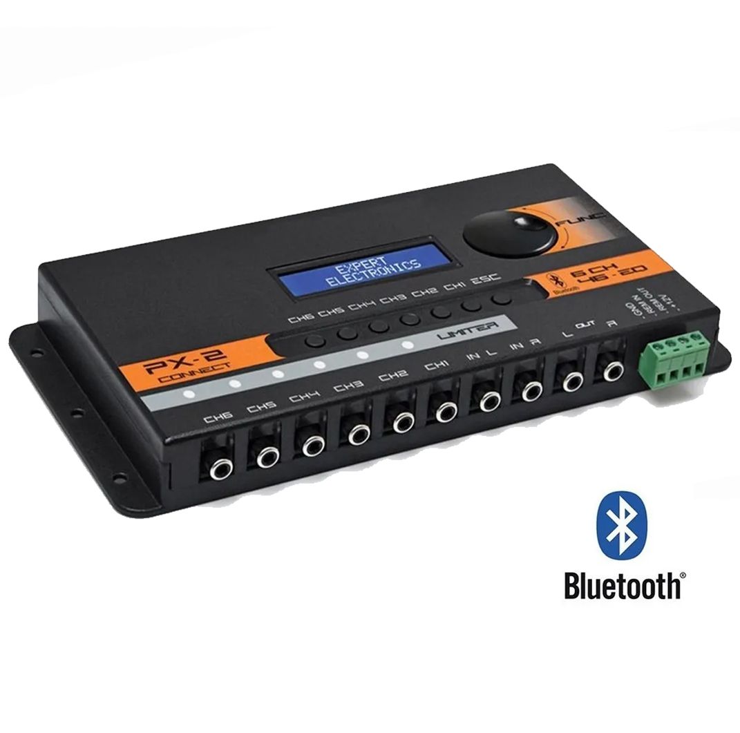 Crossover PX2 Connect 6 Canais Processador de Áudio Digital Equalizador ...