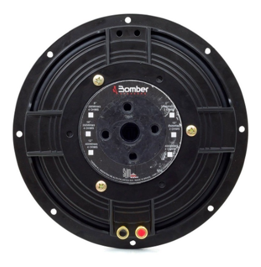 Alto Falante Subwoofer Slim 10 Pol High Power 350w - Bomber - Auto Equip