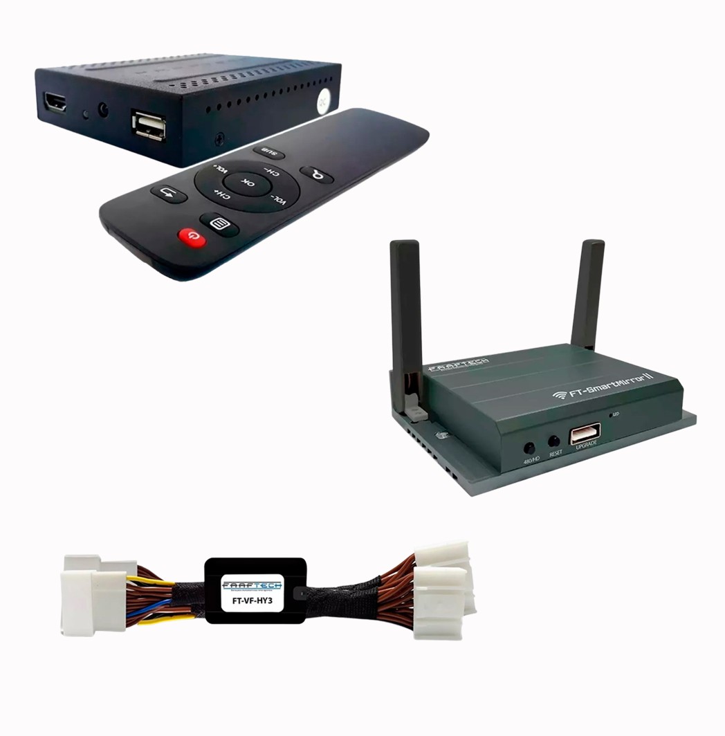 Kit Interface De Vídeo Tela em Movimento FT-VF-HY3 + Interface De Som FT Buzzer + Receptor de TV ...