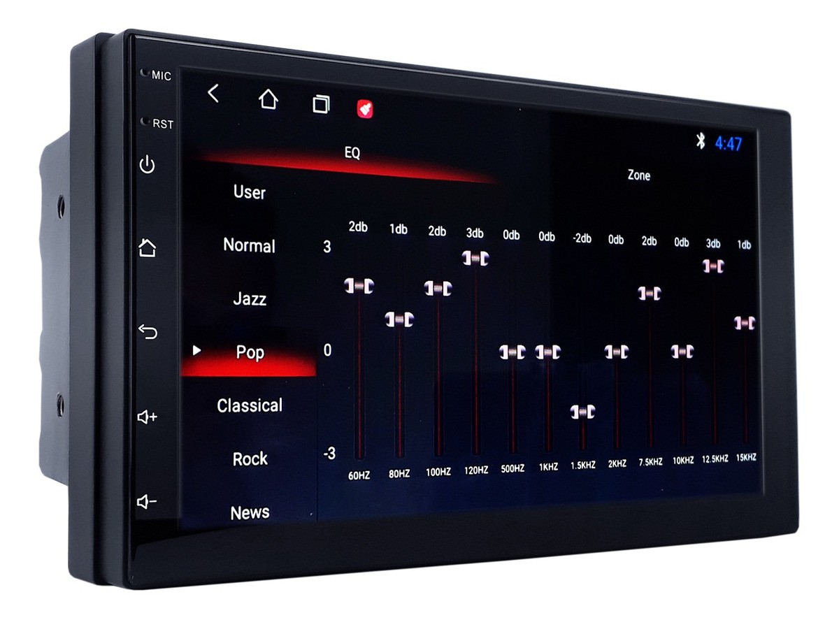 Kit 2x Multimídia Android 11 Tela de 7 Polegadas 2 Din HT-7122 - H-tec ...