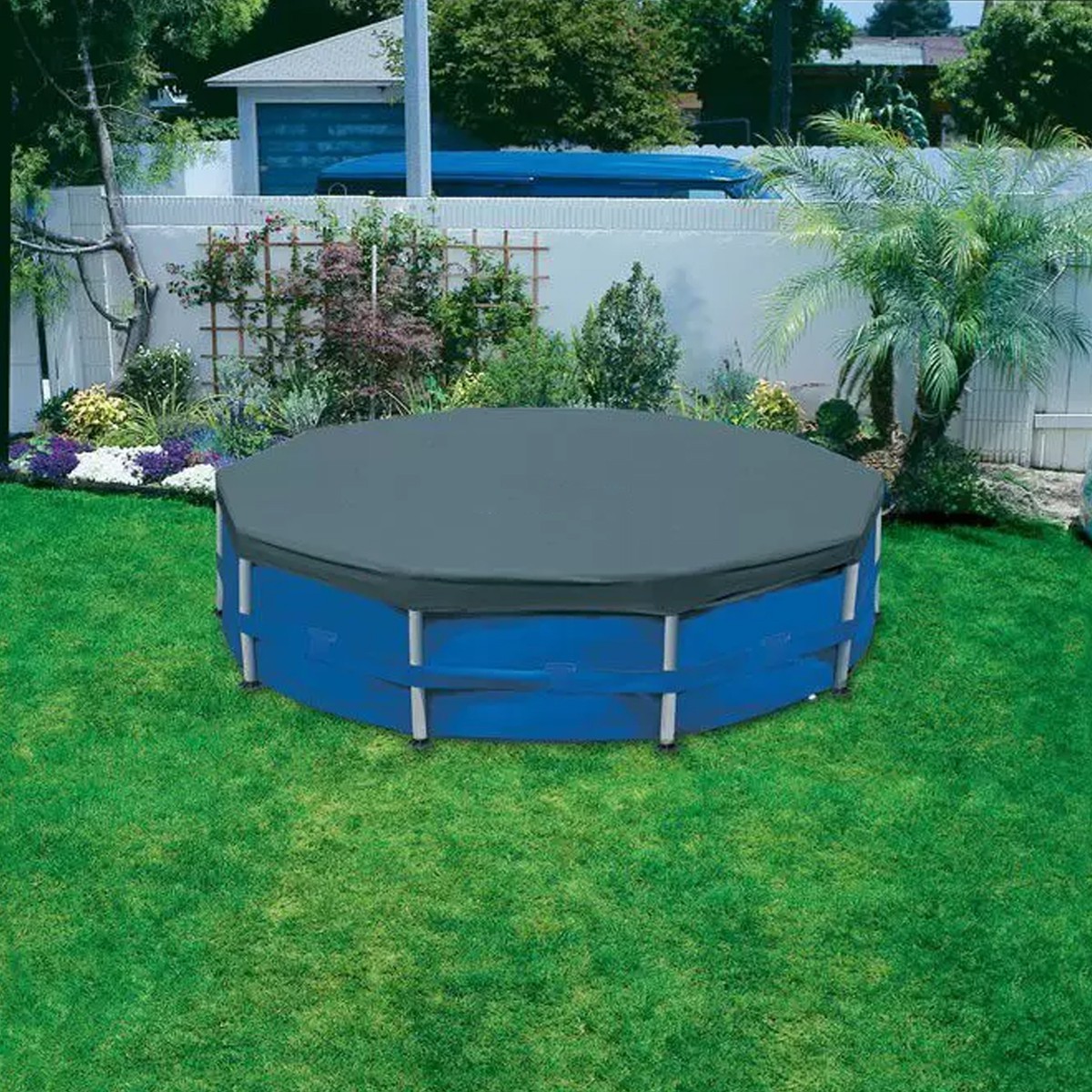 Kit Piscina Estruturada 5200 Litros Válvula Drenagem + Filtro 110v ...