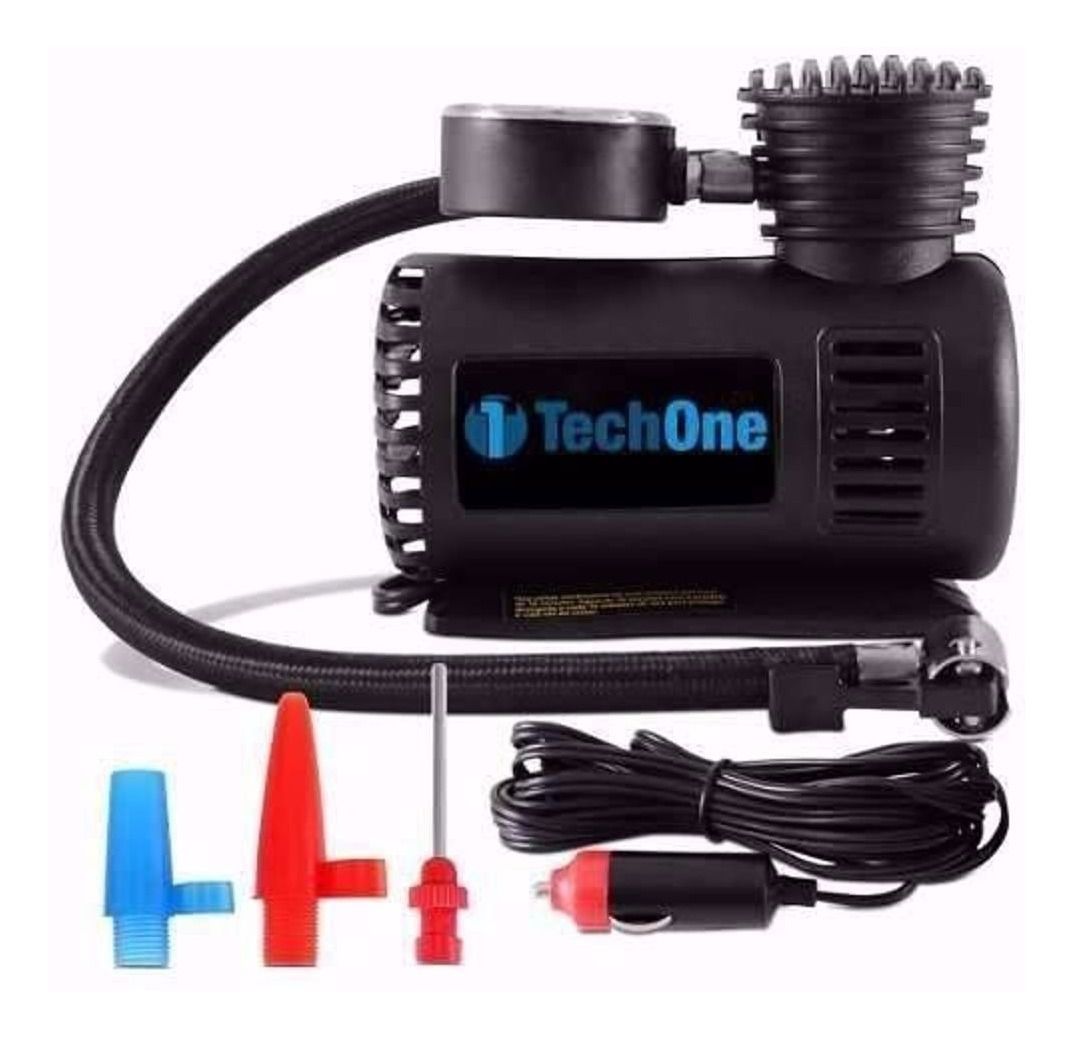 Mini compressor de Ar Automotivo 300 PSI - Tech One - Auto Equip