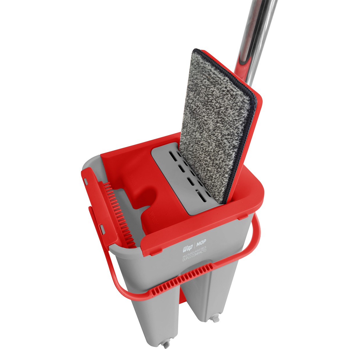MOP Multiuso Lava e Seca Duplo Compacto em Microfibra - Wap - Auto Equip