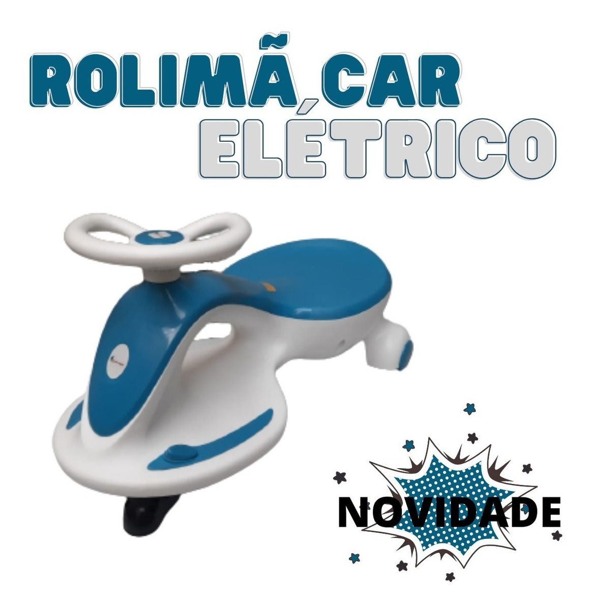 Carrinho Rolimã Elétrico Infantil - Importway - Auto Equip