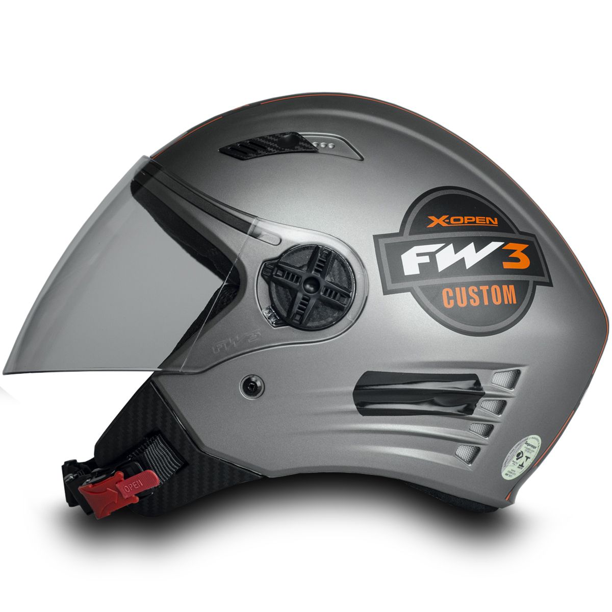 Capacete X Open Custom - Fw3 - Auto Equip