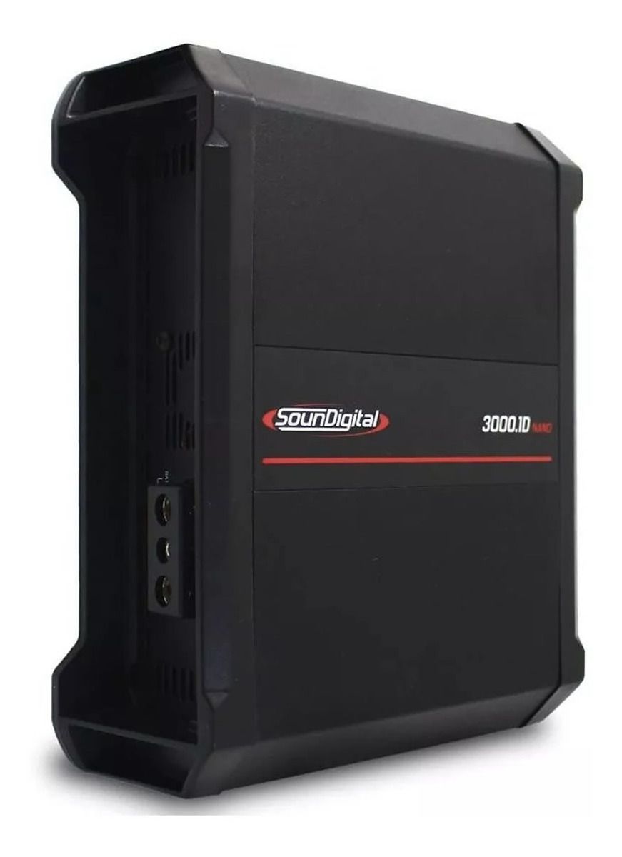 Módulo Amplificador Digital Soundigital SD 3000.1-2D NANO 1200W RMS 2 ...