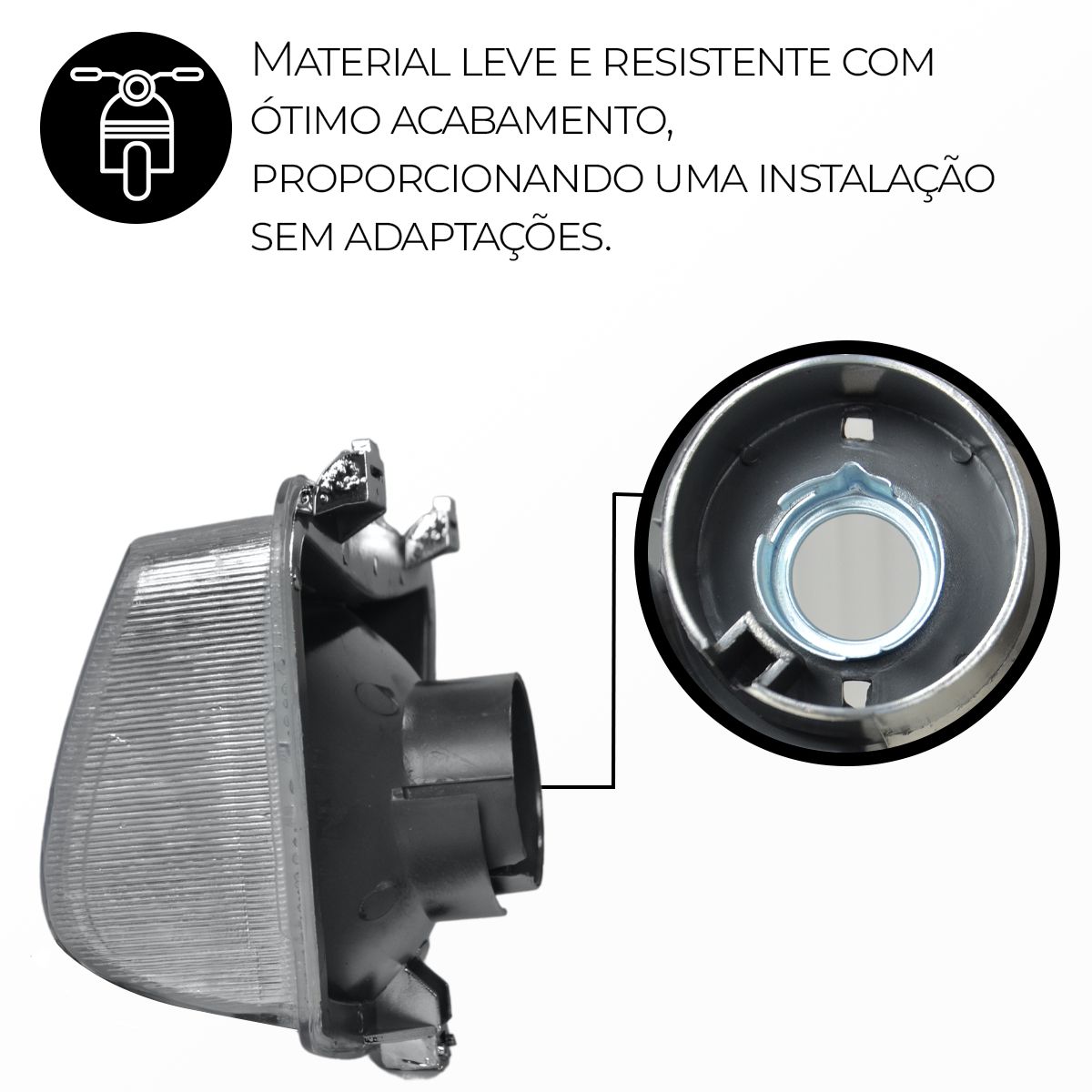 Bloco Óptico Farol Compatível Com POP 100 2007 A 2015 - Sportive - Auto ...