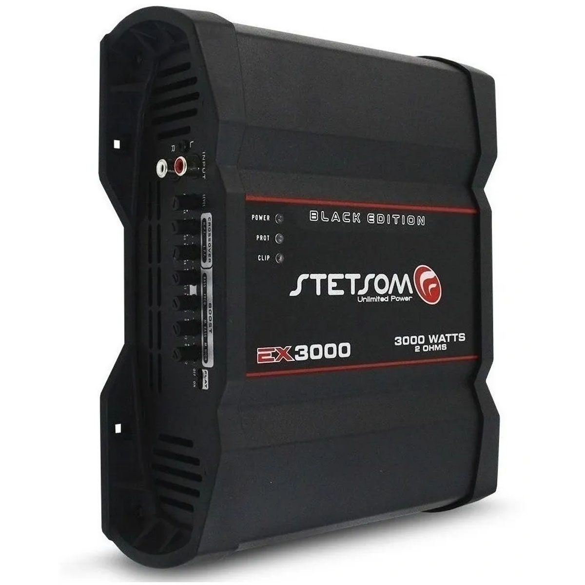 Módulo Amplificador Stetsom Export Line EX 3000 Black Edition 3000W RMS 2 Ohms 01 Canal RCA ...