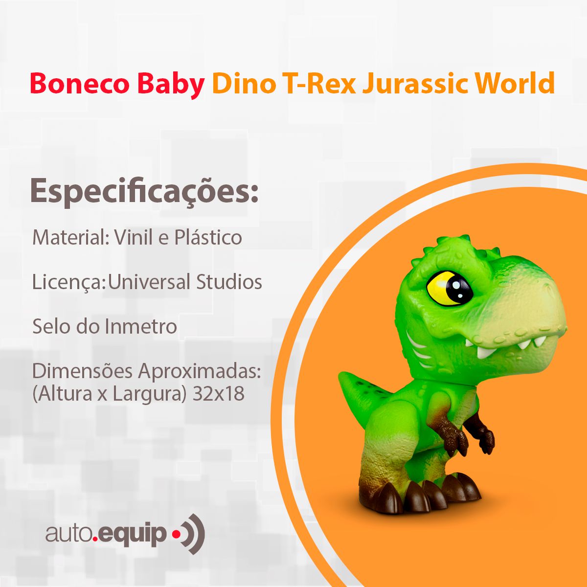 DINOSSAURO T - REX - Auto Equip