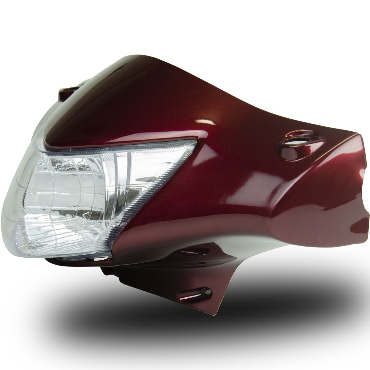 FAROL COMPL C/CAREN.S/FREIO A DISCO COMPAT. BIZ 125 KS/ES 09 VERMELHO ...