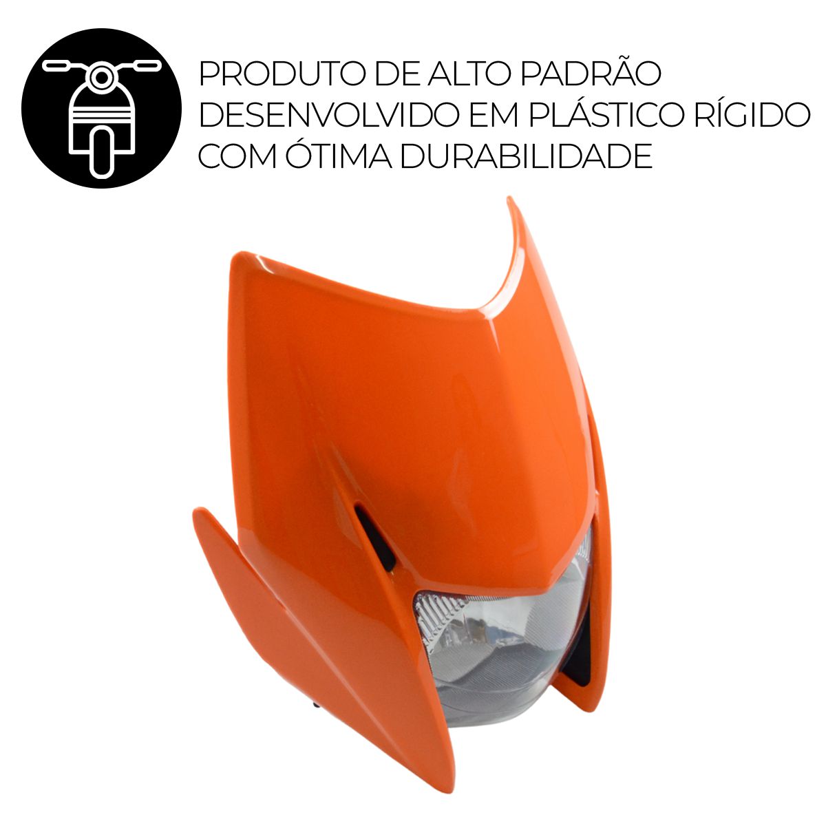 FAROL COMPL.C/CAREN. E CARCACA DO BLOCO NXR 150 2010 - LARANJA - NAO ...