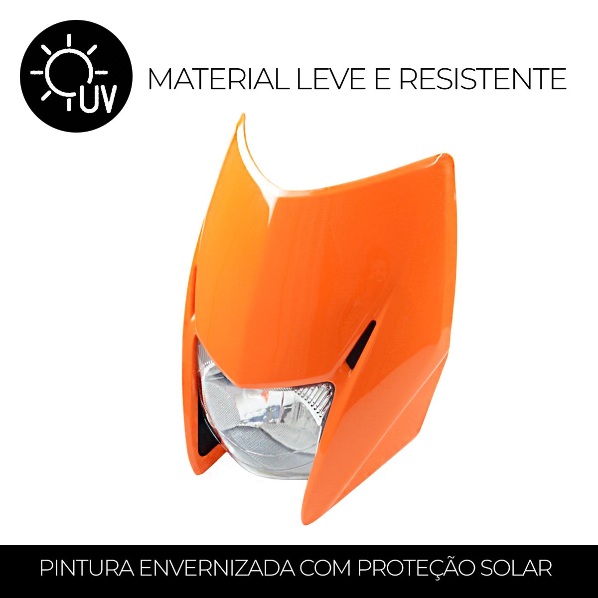 FAROL COMPL.C/CAREN. E CARCACA DO BLOCO NXR 150 2010 - LARANJA - NAO ...