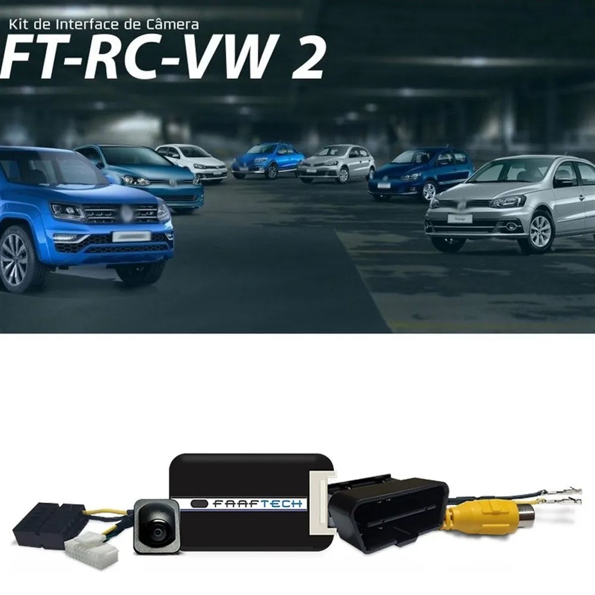 Desbloqueio De Câmera de Ré VW FT-RC-VW2 - Faaftech - Auto Equip