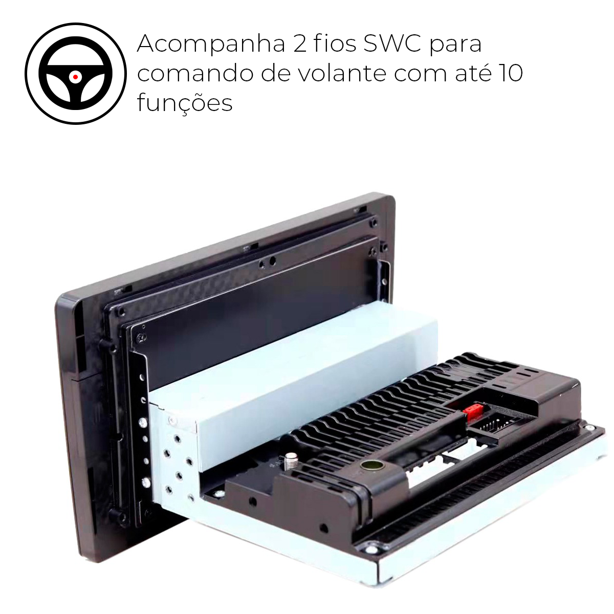 Multimídia MP5 DVD 9 Polegadas Android Espelhamento Celular - H-Tech ...