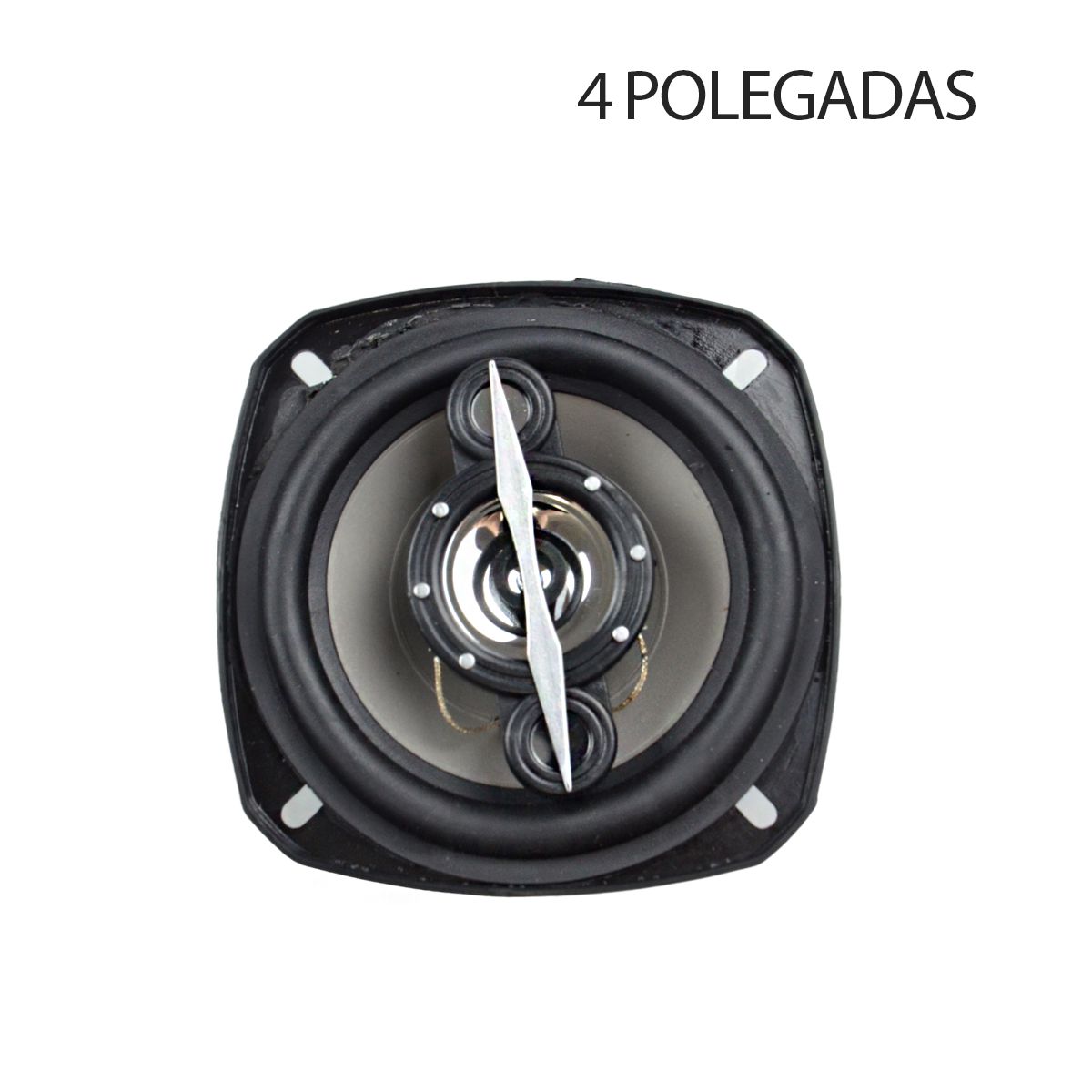 Kit Alto-Falante 140W 4R 4 Polegadas Cinza Quadriaxial - LeSon - Auto Equip