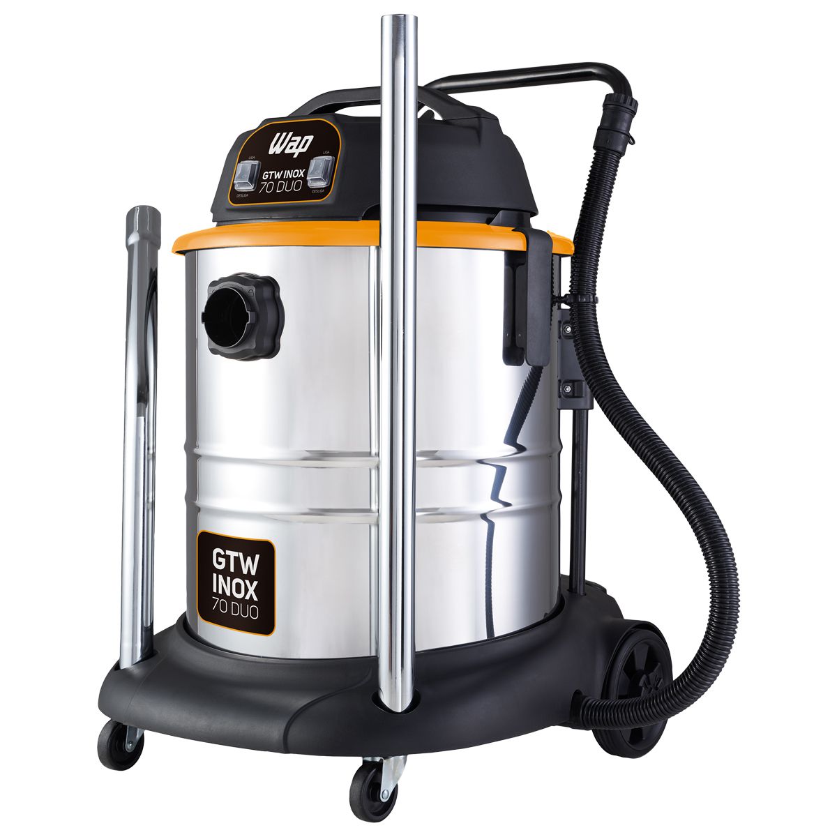 Aspirador de Pó WAP GTW INOX 70 DUO Motor Duplo 2800W 220V - Auto Equip