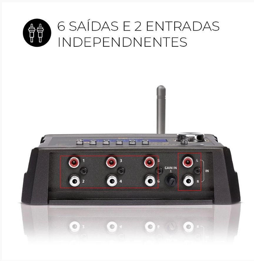 Processador De Áudio Px2 R Line 6 Canais Expert - Auto Equip