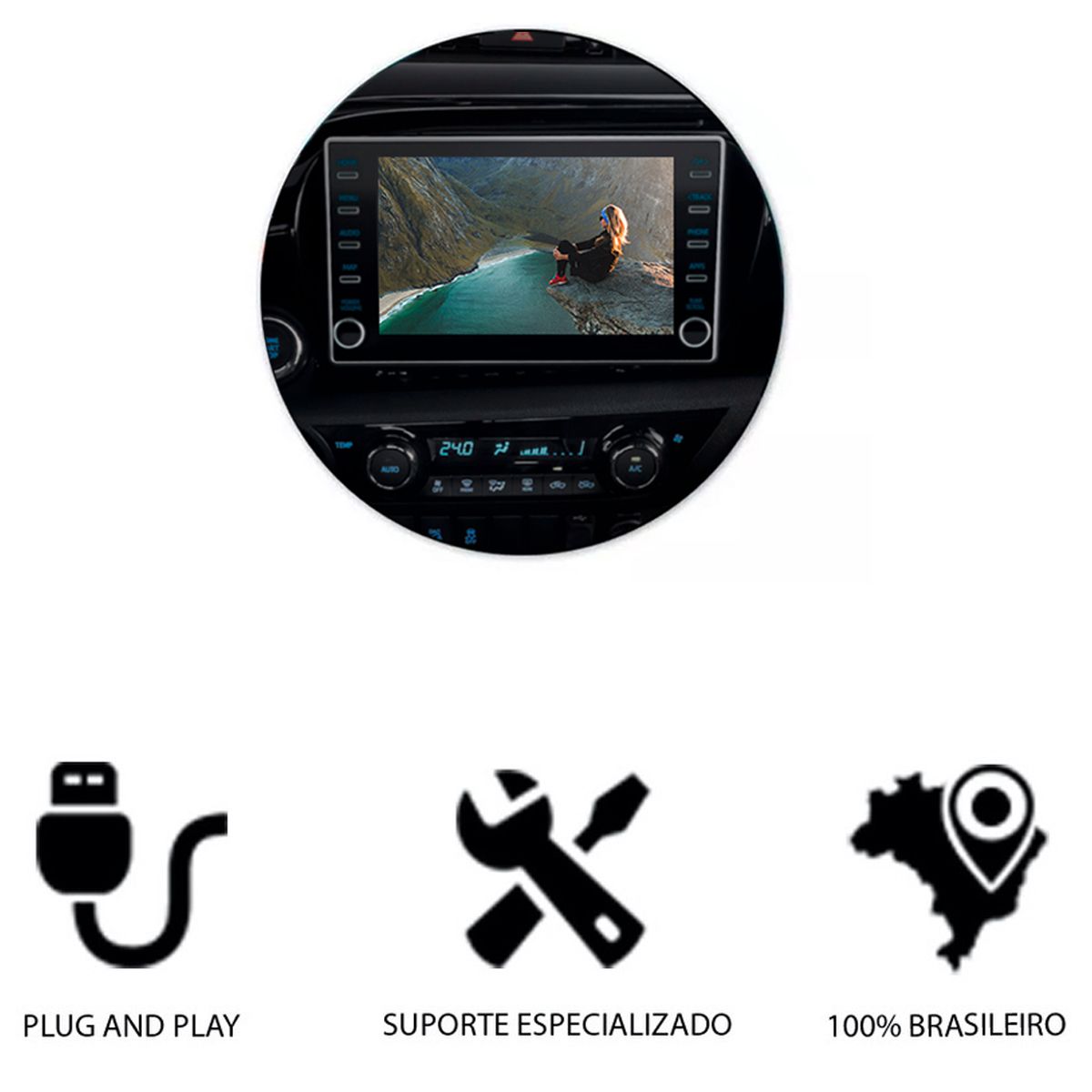 Kit TV Digital Full HD FT-TV-HD III + Interface de Vídeo em Movimento ...