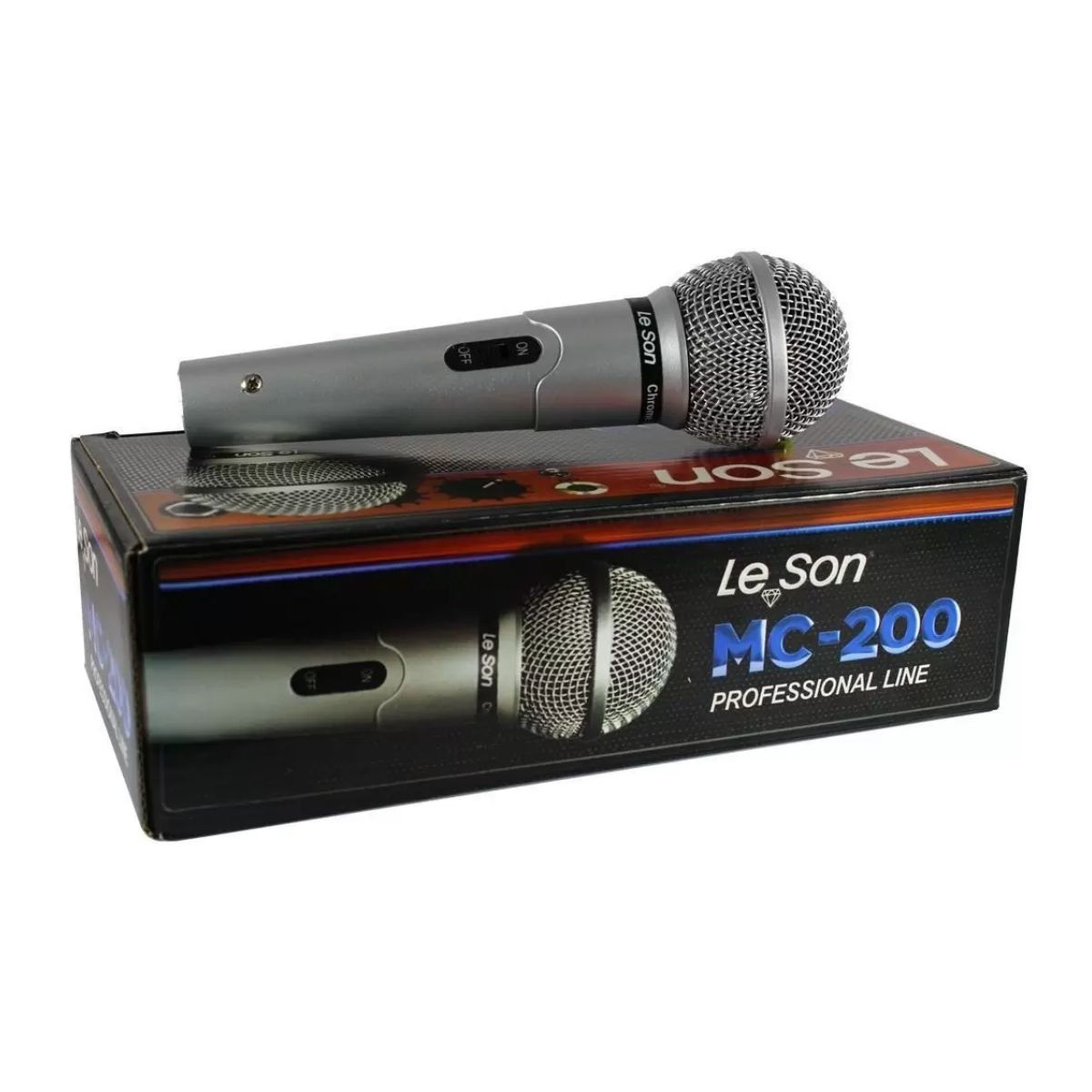 Microfone MC200 LeSon + Caixa De Som Bluetooth 1500 Party - Auto Equip