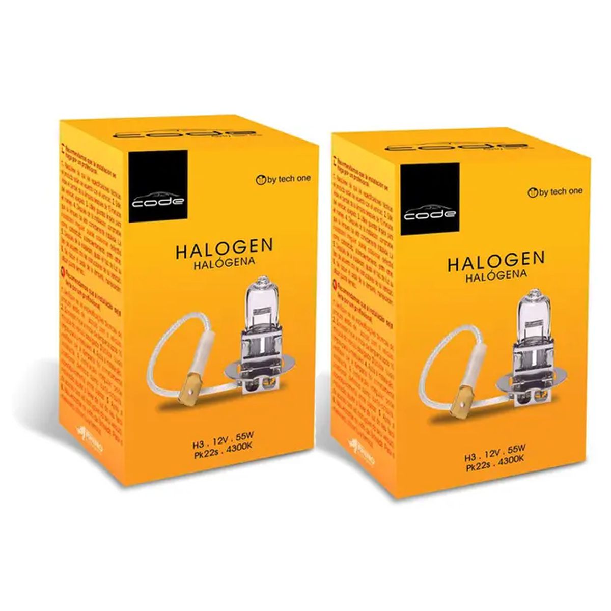 Lâmpadas Halógenas H3 2 Unidades Linha Code 24V Potência De 70W ...