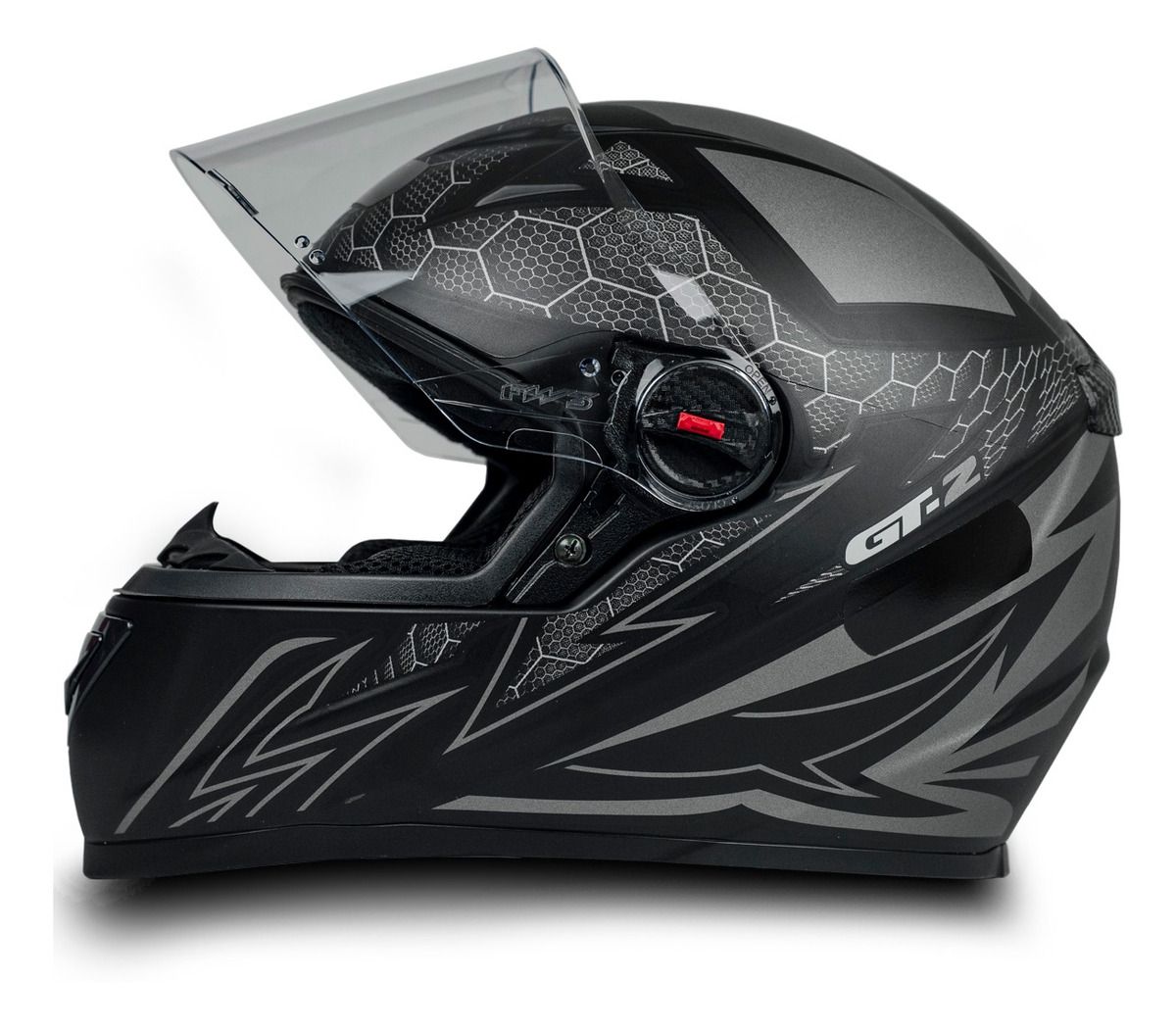 Capacete Fechado GT2 Preto Fosco Rosa Vermelho Fosco E Brilhante Com ...