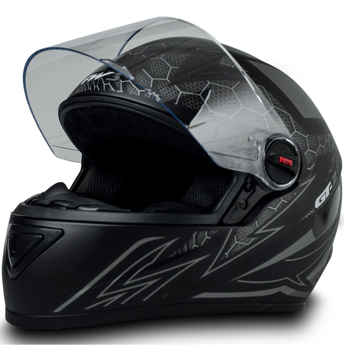 Capacete Fechado GT2 Preto Fosco Rosa Vermelho Fosco E Brilhante Com ...
