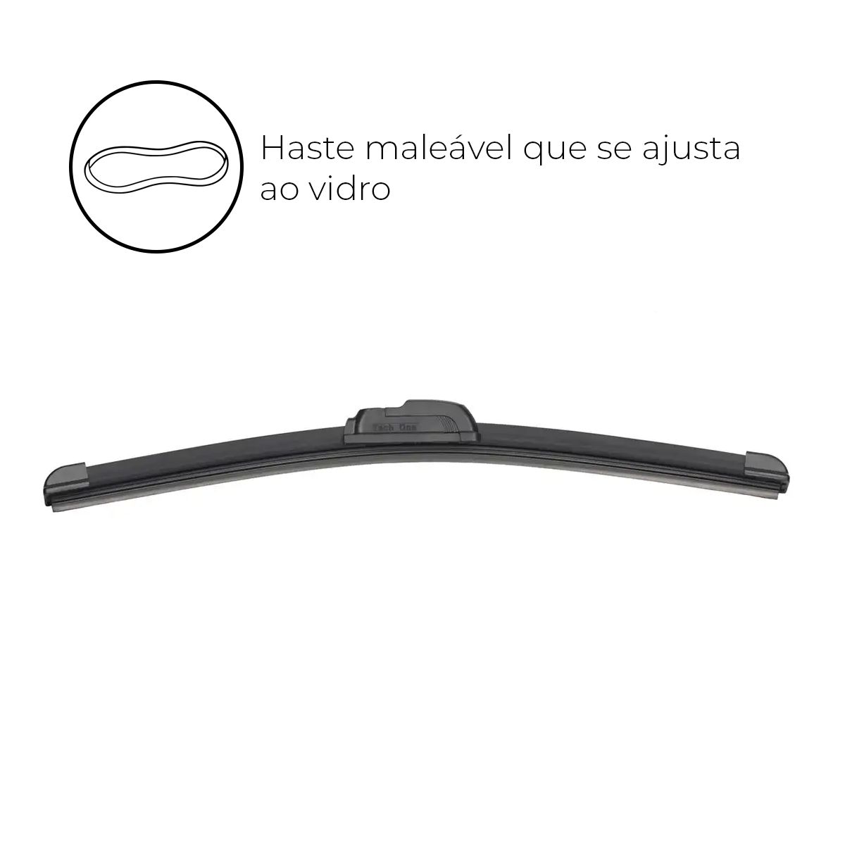 Palheta Automotiva Soft Hook 15 Polegadas Linha Code Deslizamento Suave Haste Maleável Tech One ...