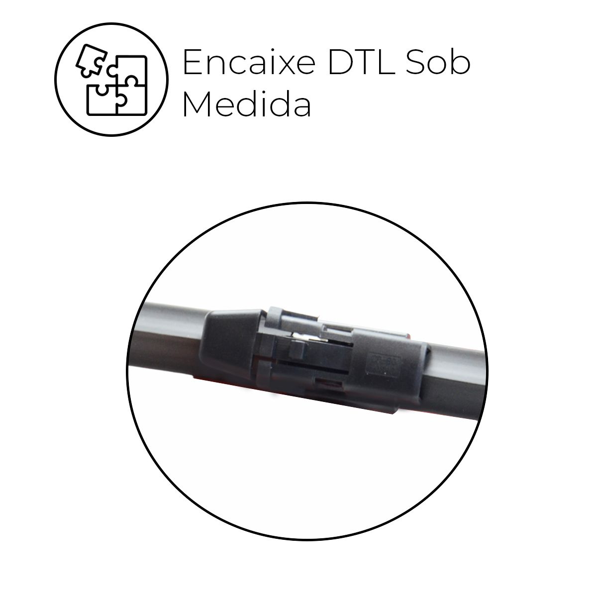 Palheta Automotiva Traseira DTL 13 Polegadas Durável E Resistente Evita Riscos Com Encaixe Sob ...