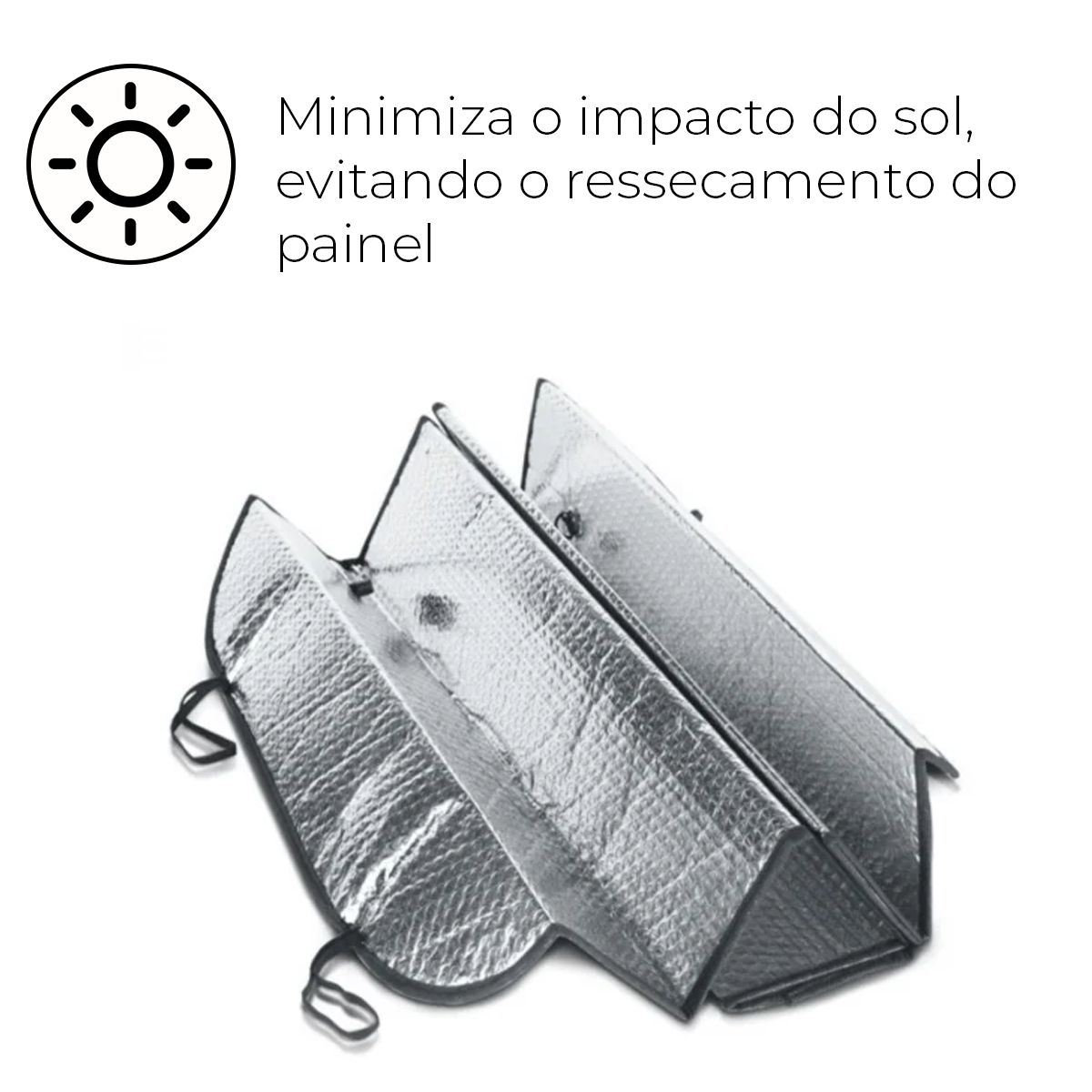 Quebra-Sol Com Montanha Estampada Proteção Aos Danos Solares Evita O ...