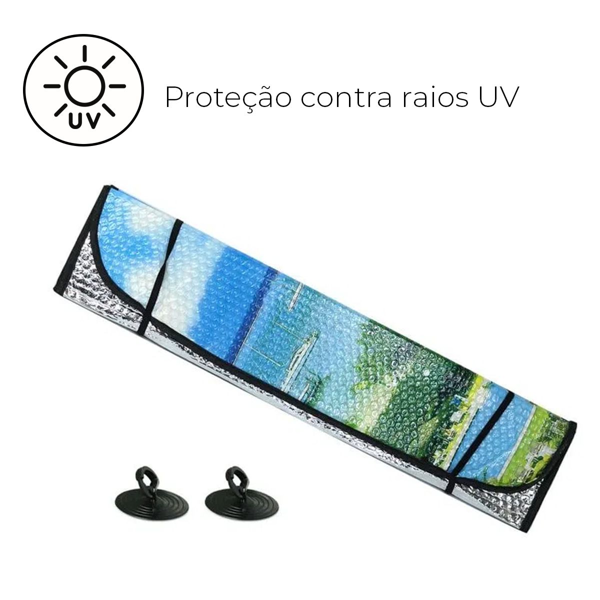 Quebra-Sol Tech One Automotivo Personalizado Com Estampa De Praia ...
