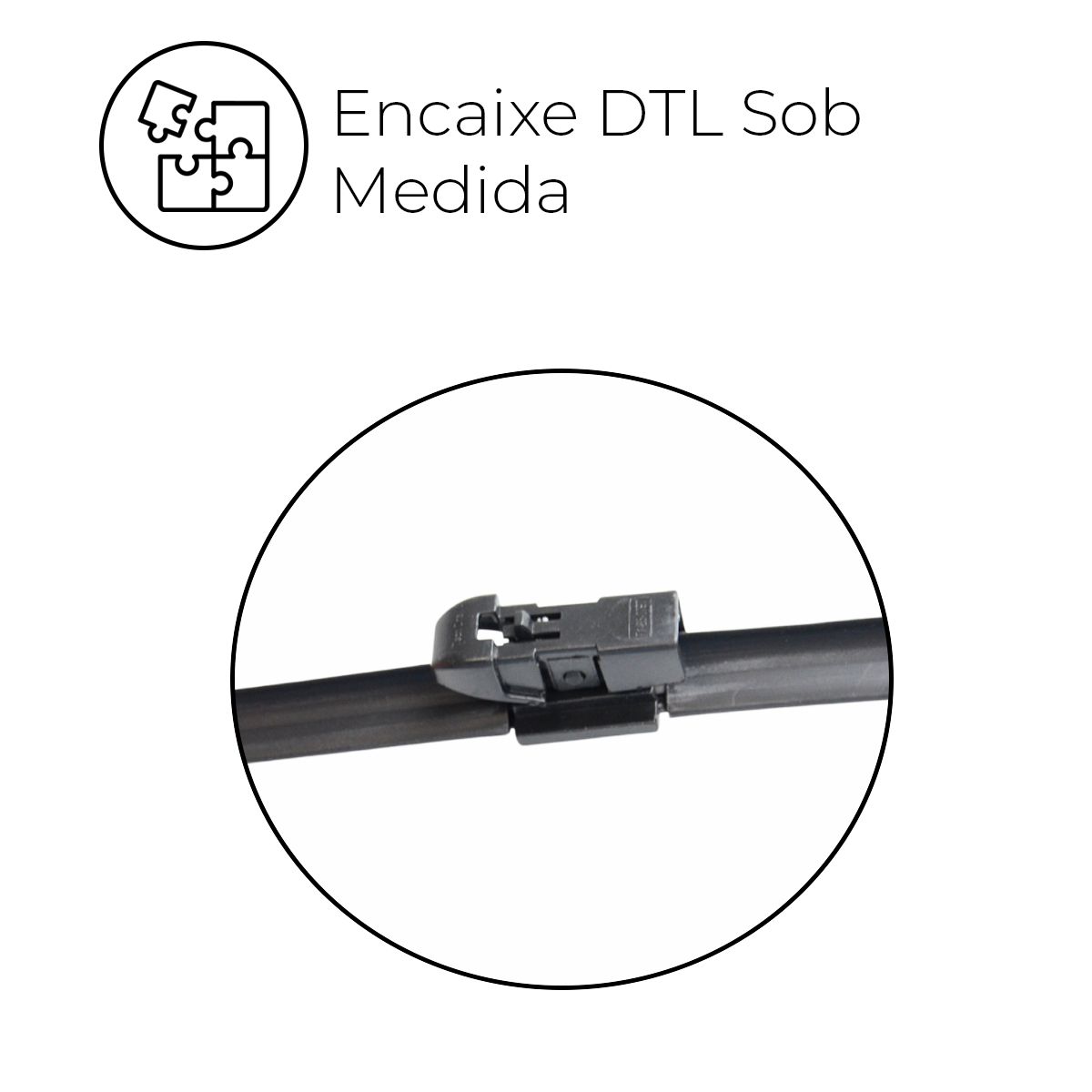 Palheta Automotiva DTL Traseira 22 Polegadas Tech One - Auto Equip