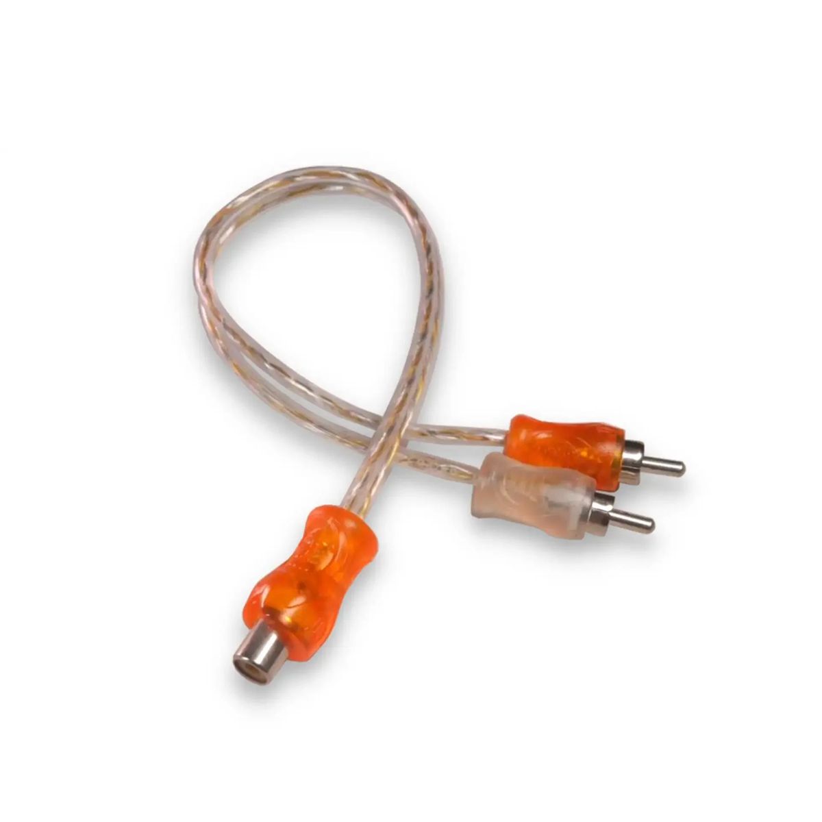 Cabo Rca Svart Tech One Laranja Injetado 4mm Plug Em Metal Revestimento ...