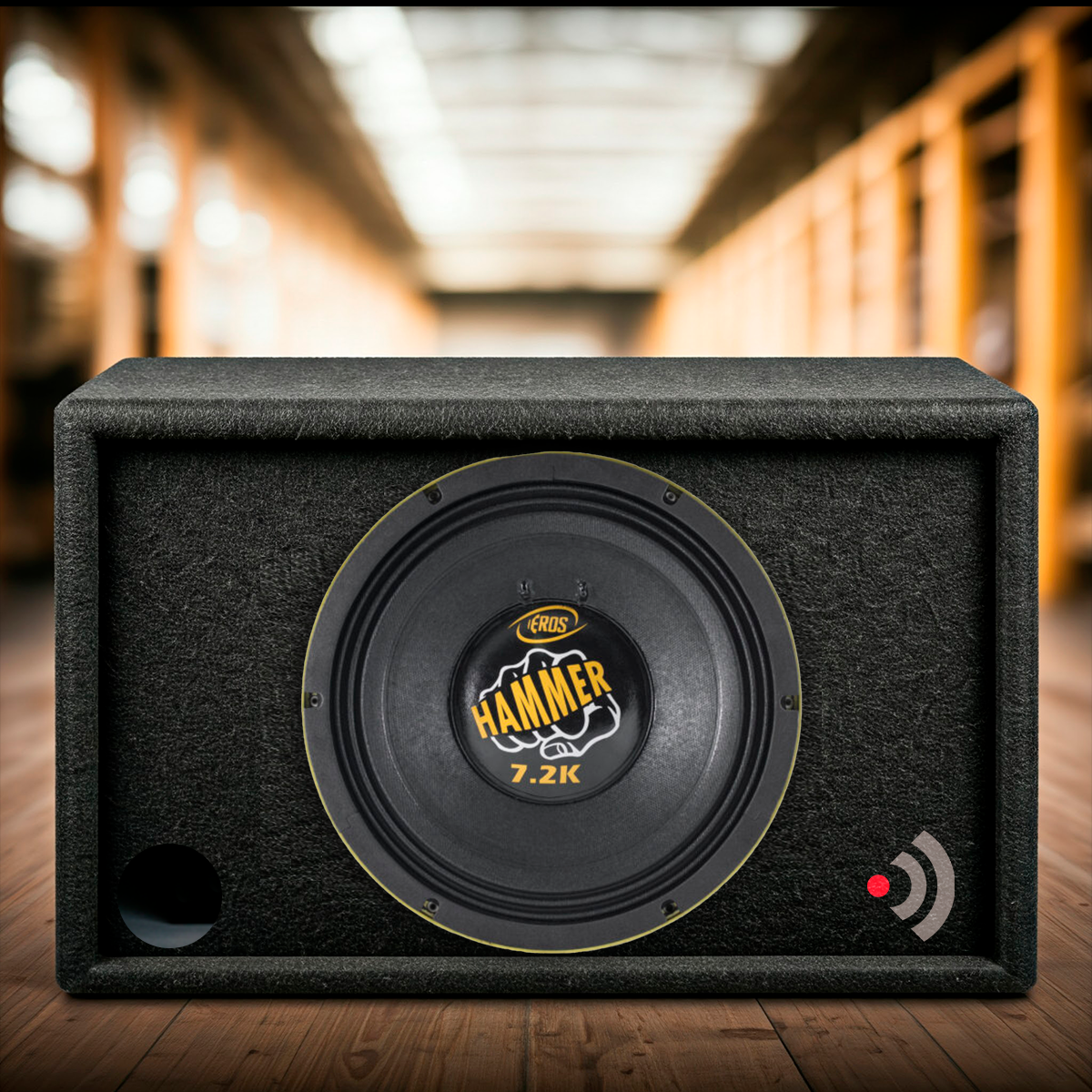 Alto Falante Woofer 12 Polegadas Eros Hammer 7.2K 3.600w RMS 4 Ohms - Auto Equip