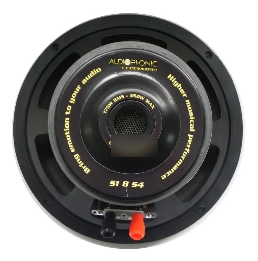 Subwoofer Audiophonic Sensation S1 8 S4 8 Polegadas 4 Ohms - Auto Equip