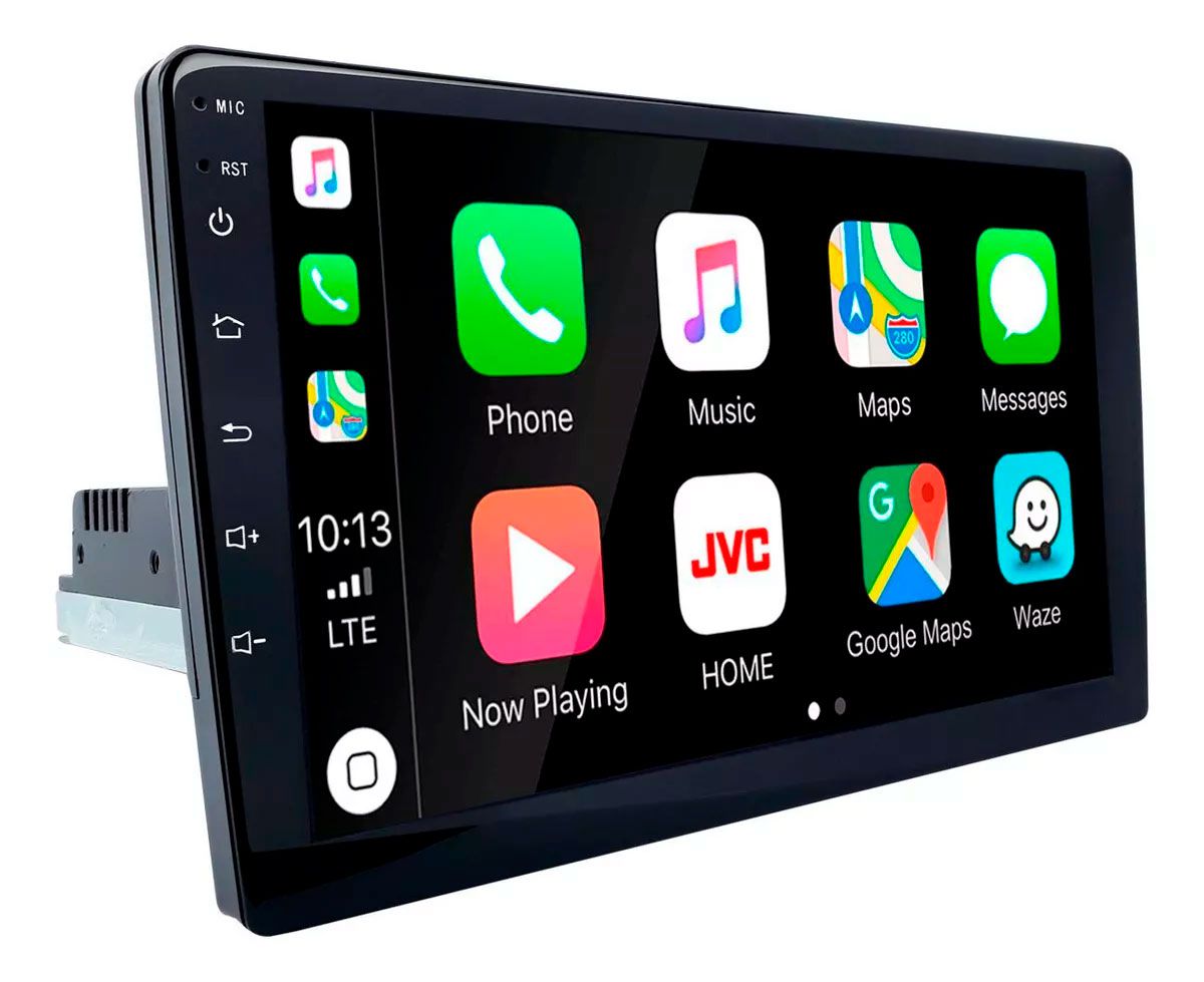 Central Multimidia 9" 1 din Android 2 H-Tech HT-9823CA GPS Bluetooth CarPlay/Android Auto 2gb ...