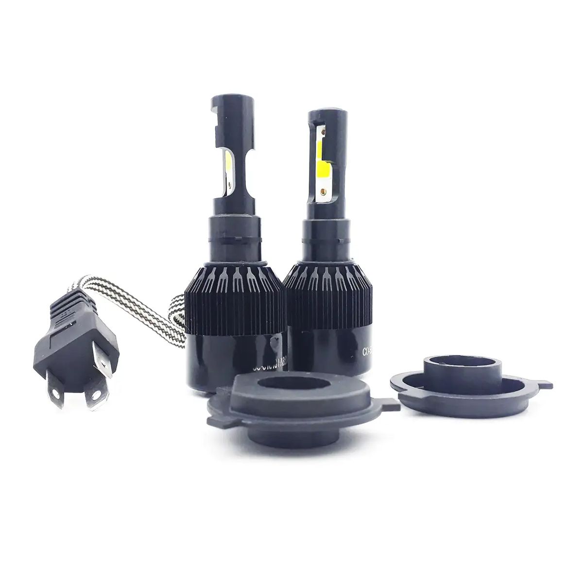 Kit Super Led Branca Efeito Xenon Tech One 4300k H4 12v Code - Auto Equip