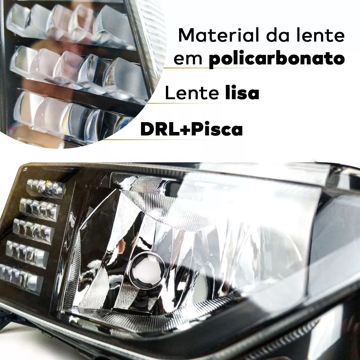 Kit Farol Milha com DRL + Pisca Polo e Virtus 2017 2018 2019 2020 2021 ...
