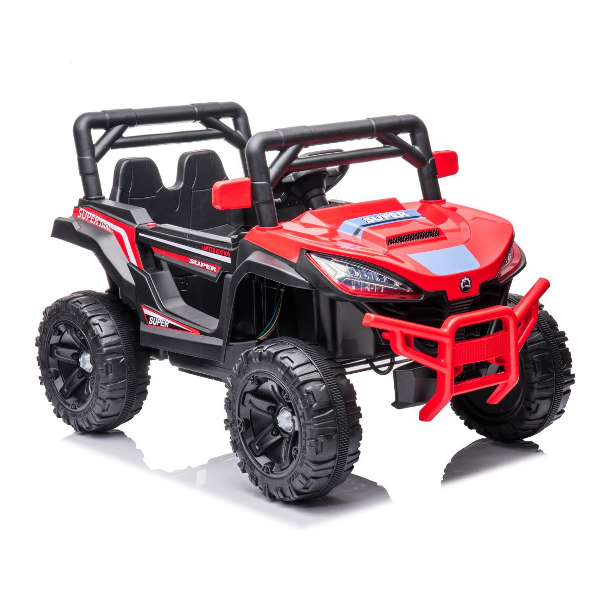 Carrinho Eletrico Mini UTV 12v Vermelho Controle Remoto Velocidade Max ...