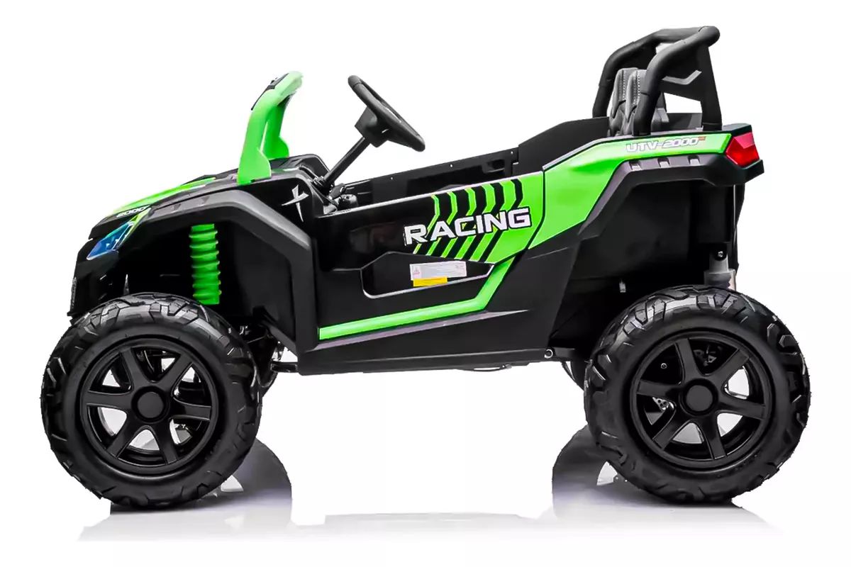 Mini Buggy Verde 24v Importway com Rodas em EVA e Bancos em Couro 2 ...