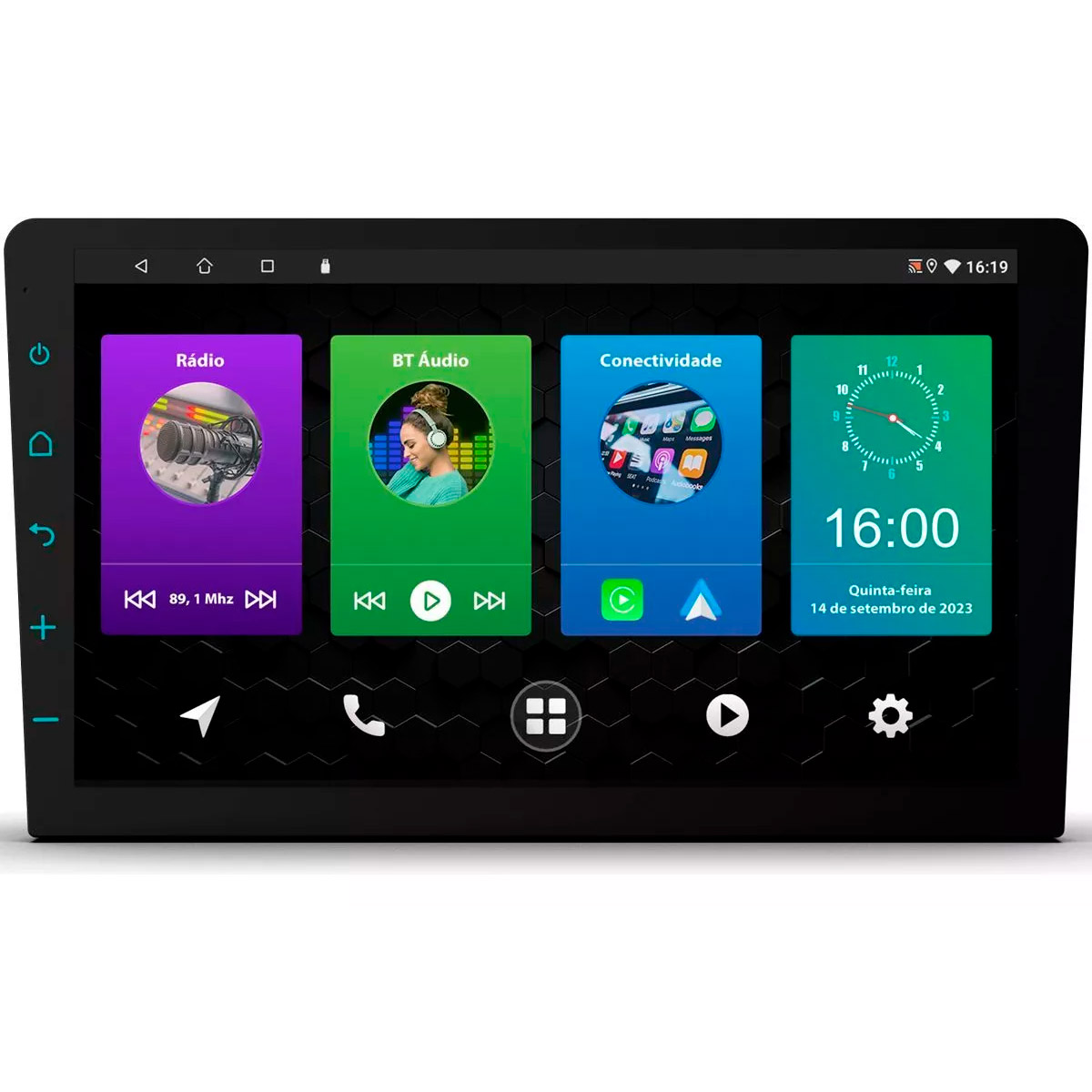 Central Multimídia 9 Polegadas Android Com Carplay Android Auto Sem Fio FT-MM-CMA9 - Faaftech ...