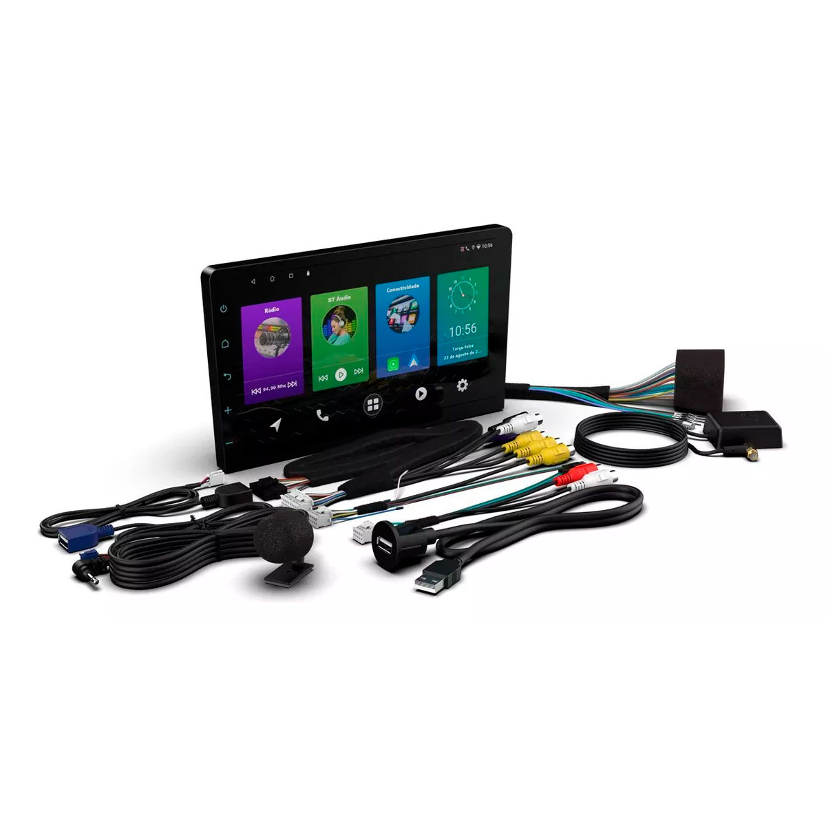 Central Multimídia 9 Polegadas Android Com Carplay Android Auto Sem Fio FT-MM-CMA9 - Faaftech ...