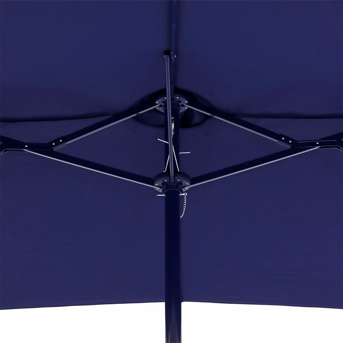 Ombrelone Retangular Azul Oversize em Alumínio 4,50m x 2,65m ...