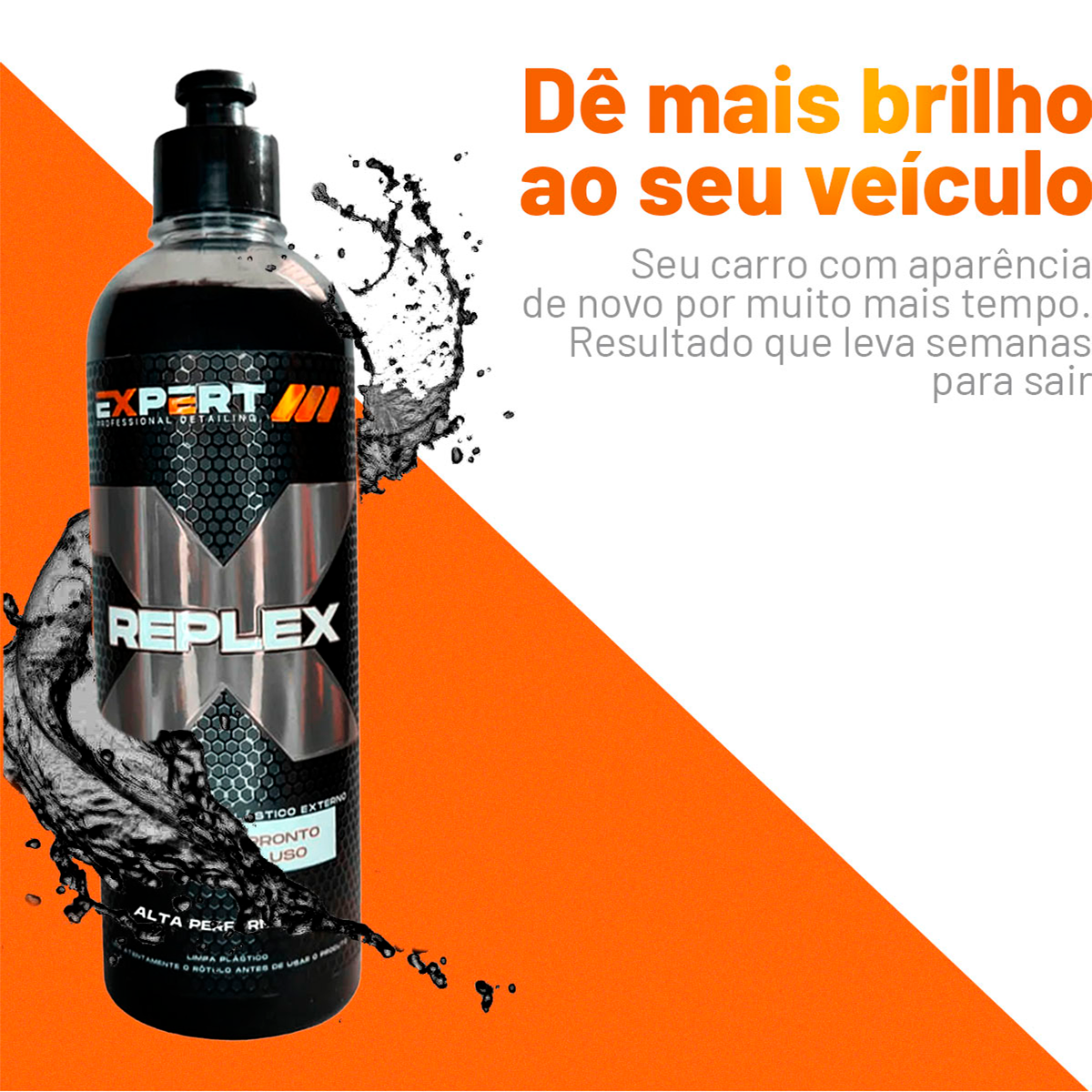 Replex - Revitalizador Hidratante de Plástico Externo 500ml para Carros ...