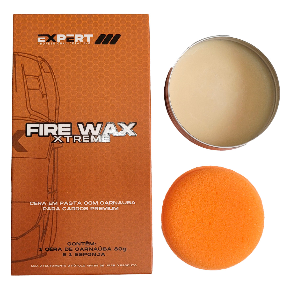 Defender Fire Wax - Cera Manutenção em Pasta Premium Carnaúba 80g ...