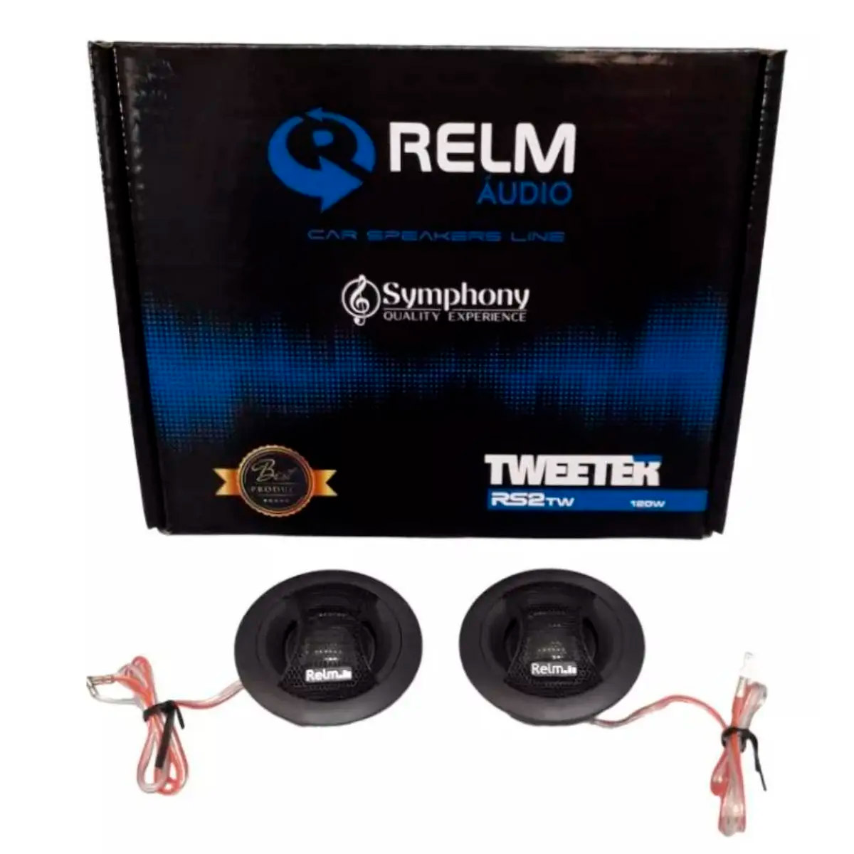Kit Par de Tweeter Relm Audio Symphony RS2 TW 4 Ohms Ímã de Neodímio ...