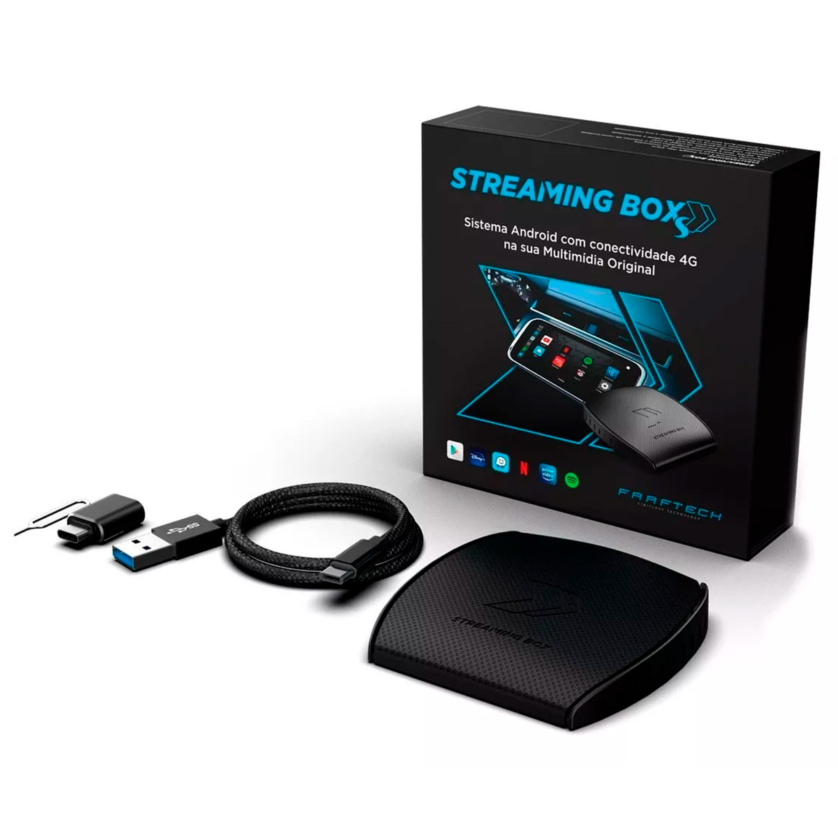 Streaming Box Light 3gb 32gb Armazenamento Carros RAM Interface Usb ...