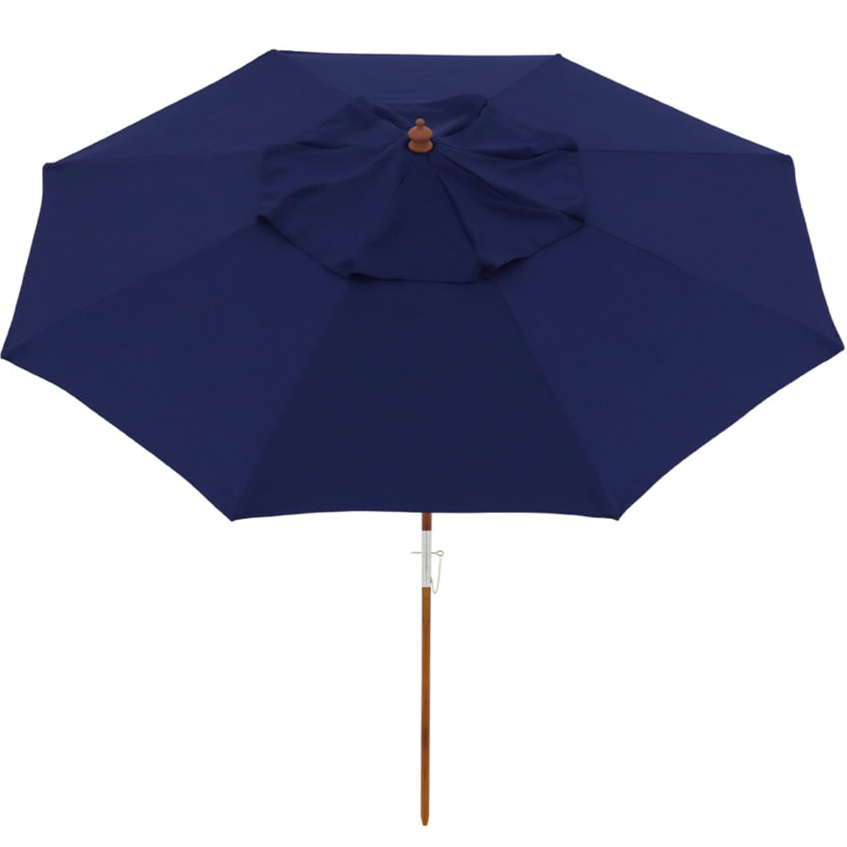 Ombrelone Treviso Azul Marinho Com Estrutura de Madeira 2,40m + Base ...