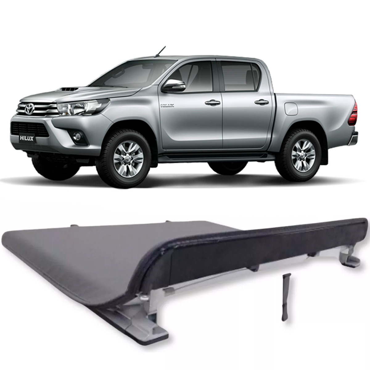 Capota Lona Maritima Toyota Hilux 2016 a 2025 - Capotas Paraná - Auto Equip