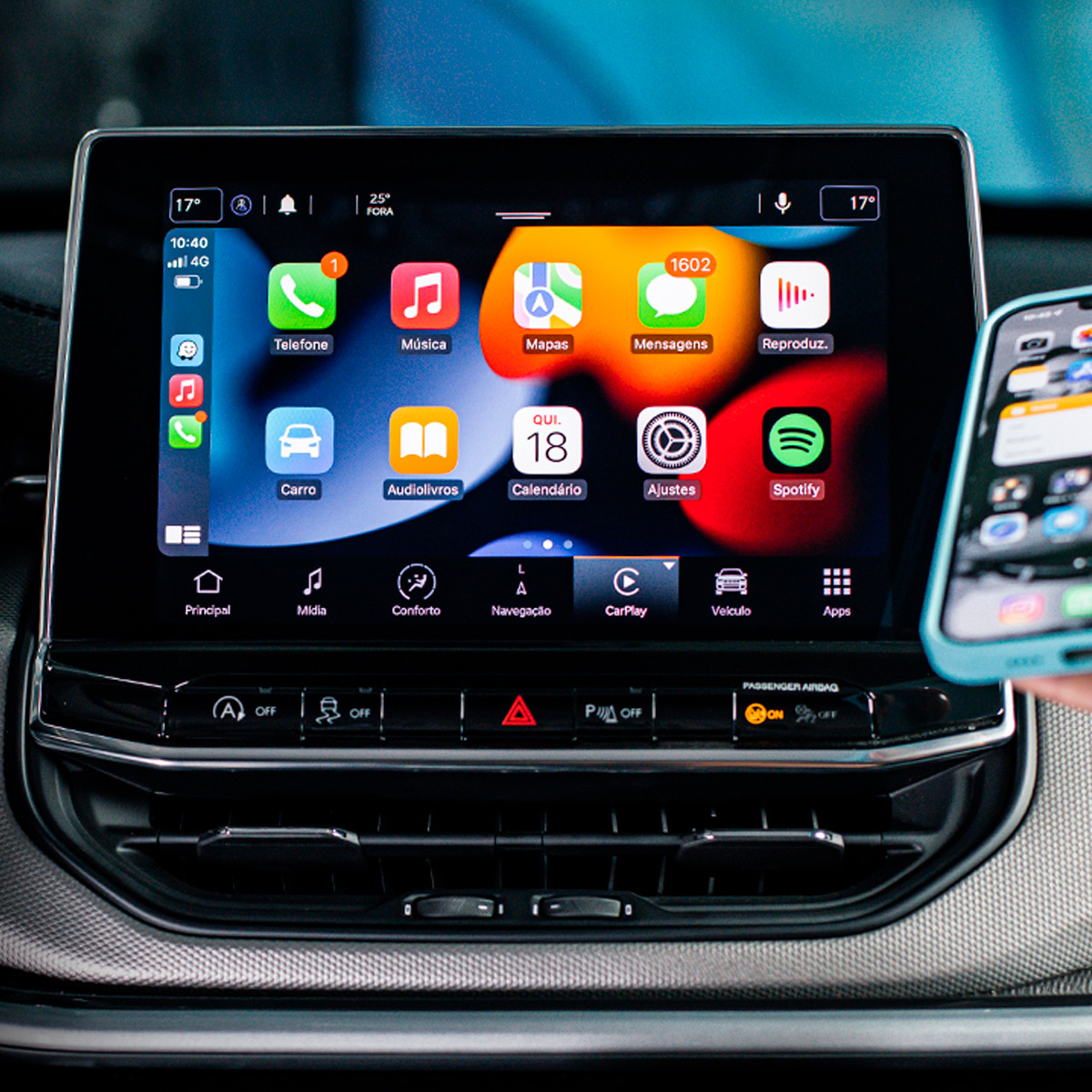 PlaytoAir Módulo Carplay Android Auto Espelhamento Sem Fio Via Wi-fi Bluetooth Para Multimídia ...